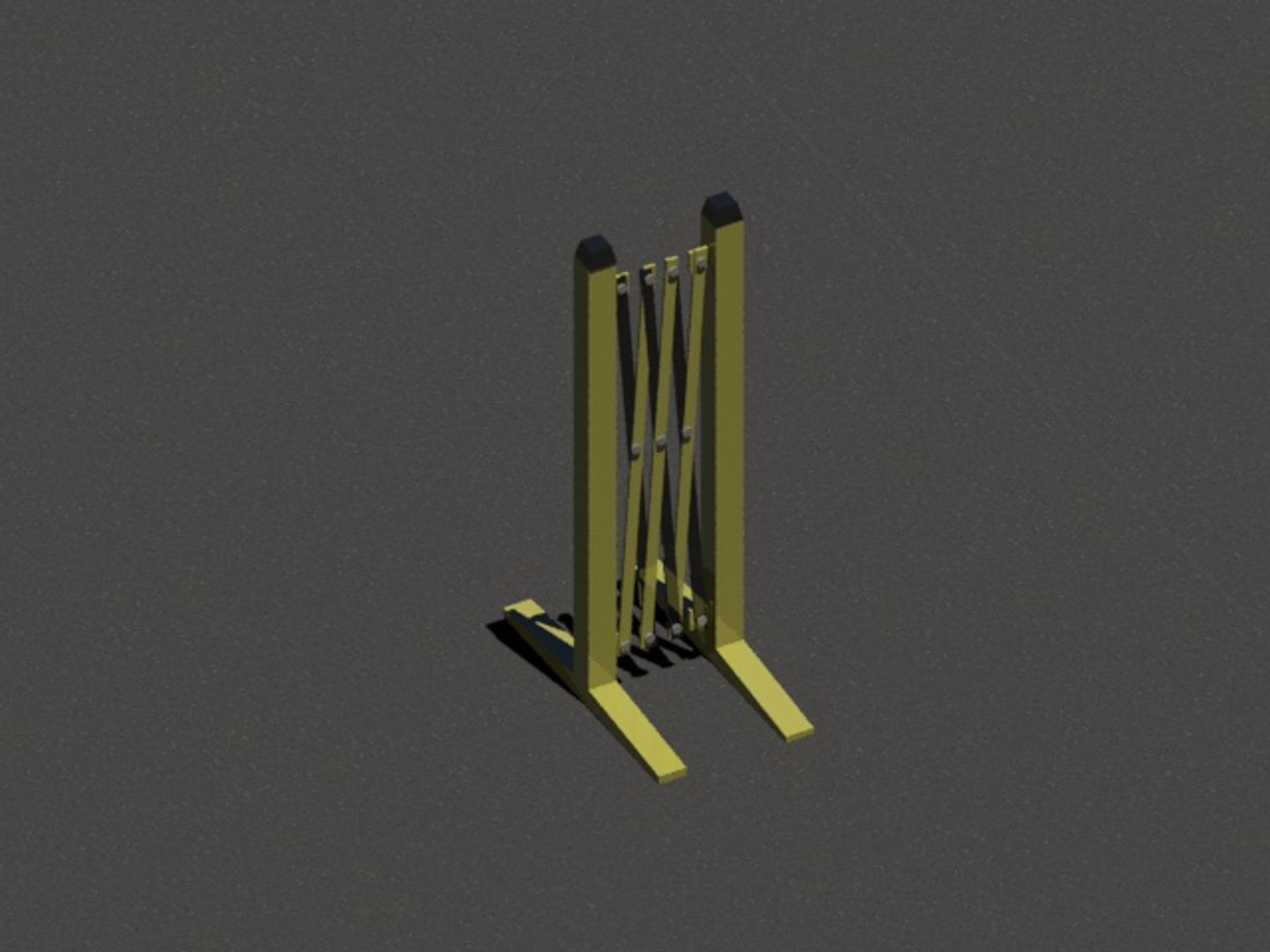 3dsmax Concertina Barrier