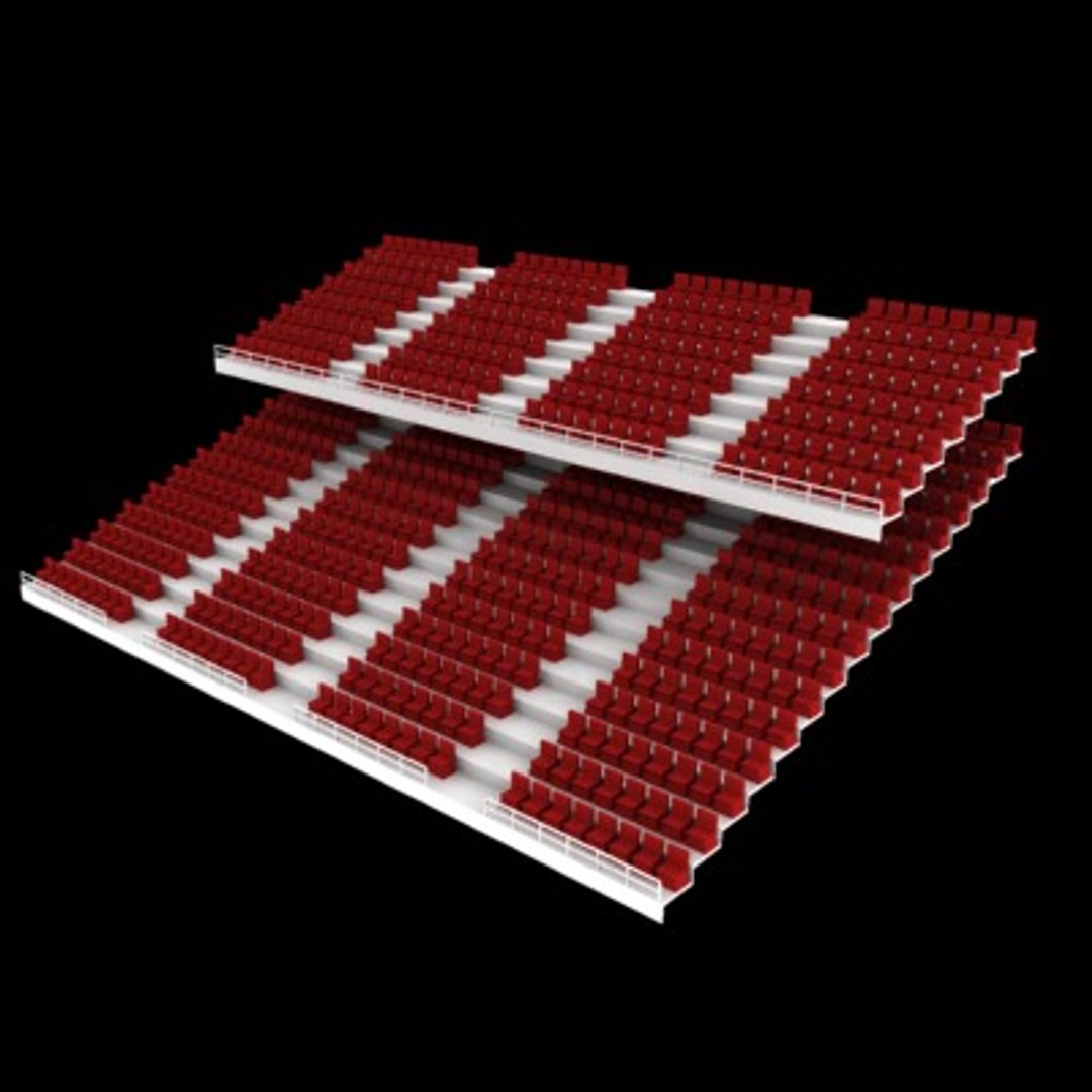 Stadium Seats 3d Model