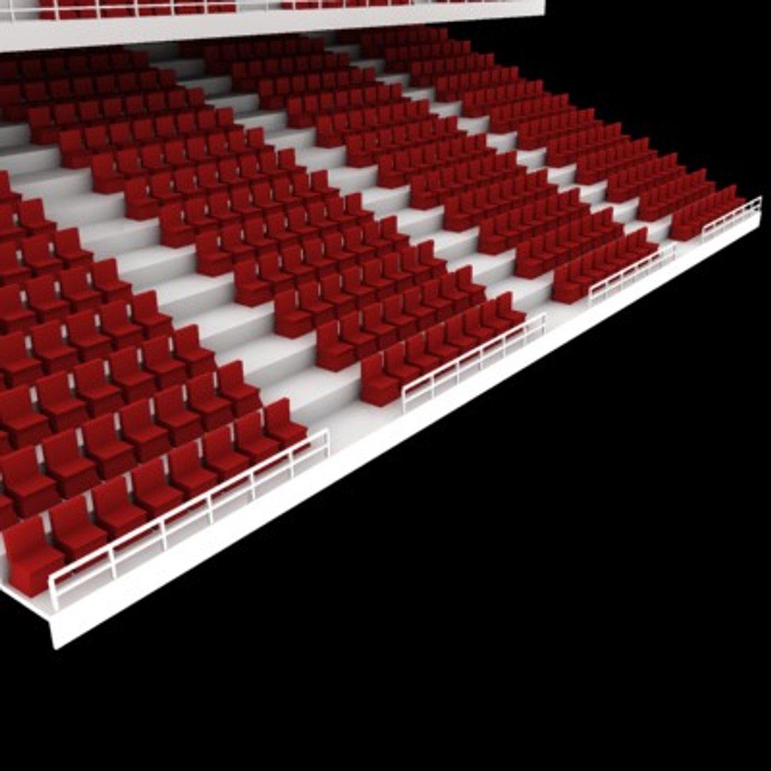 Stadium Seats 3d Model