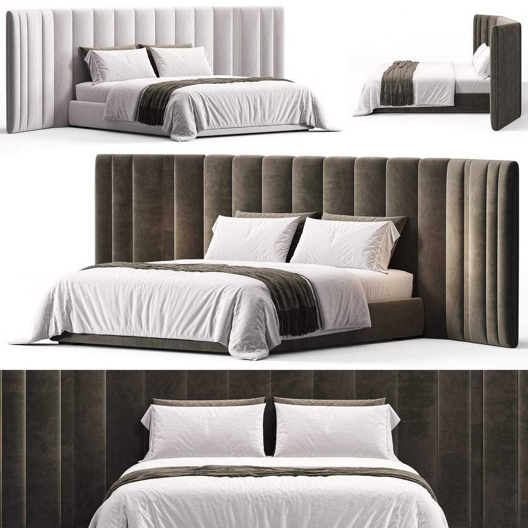 Gallotti Radice Yuki Bed 3D Model - TurboSquid 2319907