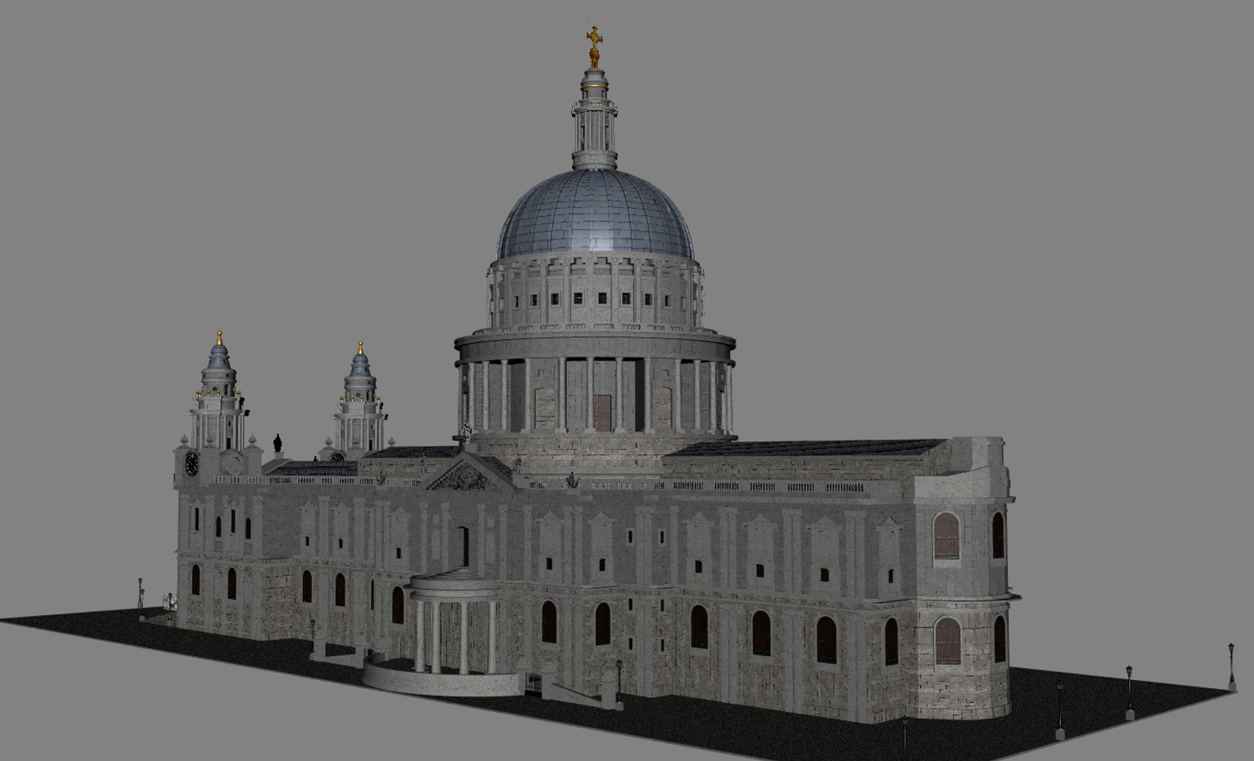 3D Model Cathedral London - TurboSquid 1169884