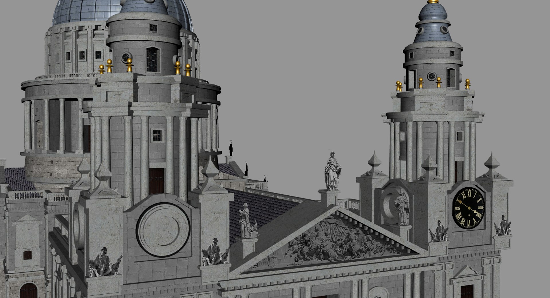 3D Model Cathedral London - TurboSquid 1169884