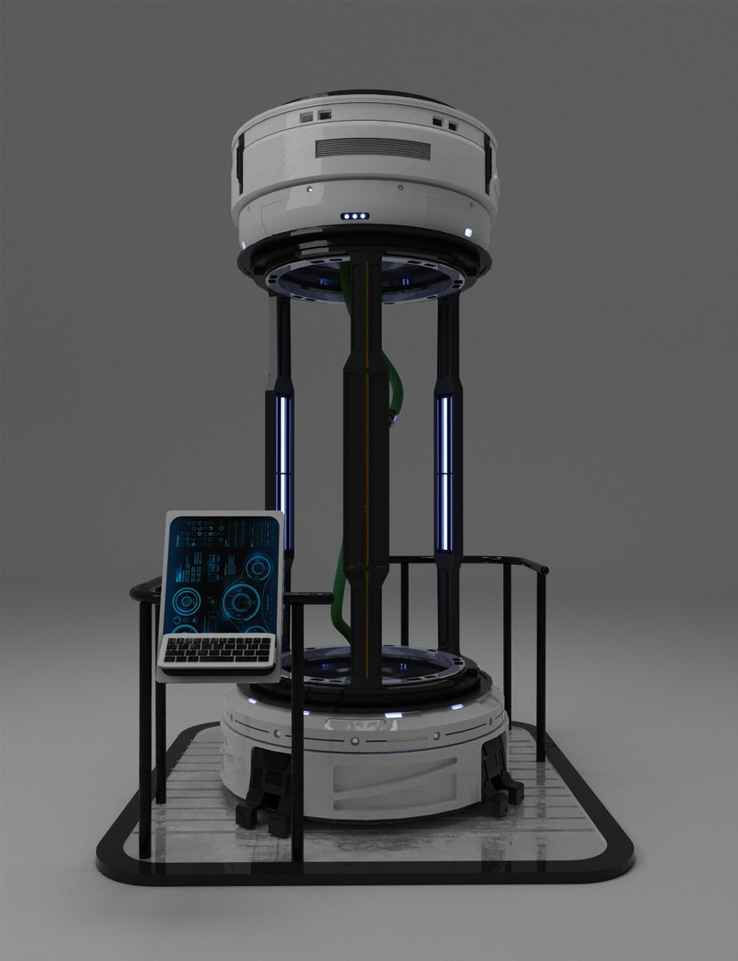 3D Sci-Fi Capsule Cloning Chamber Device Asset - TurboSquid 1824797