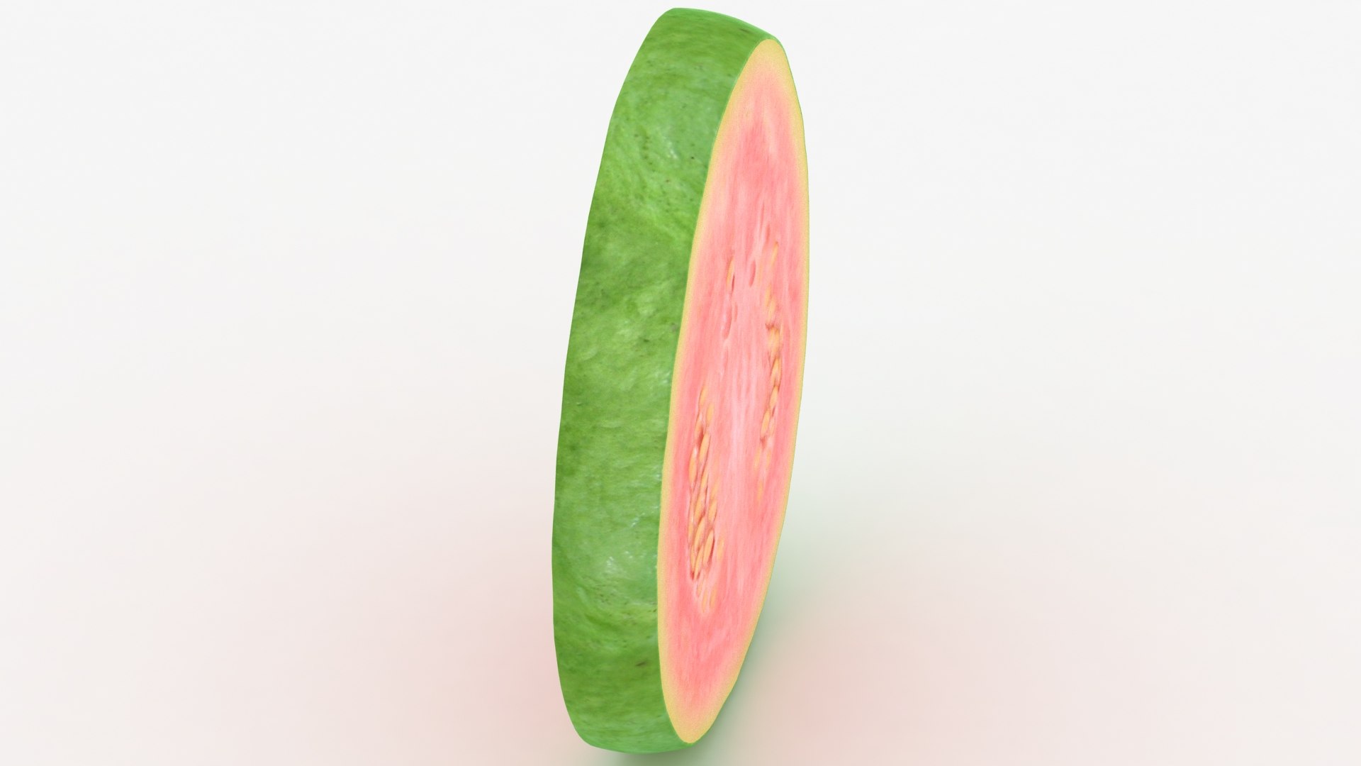 3D Realistic Pink Guava Slice Model - TurboSquid 1661371