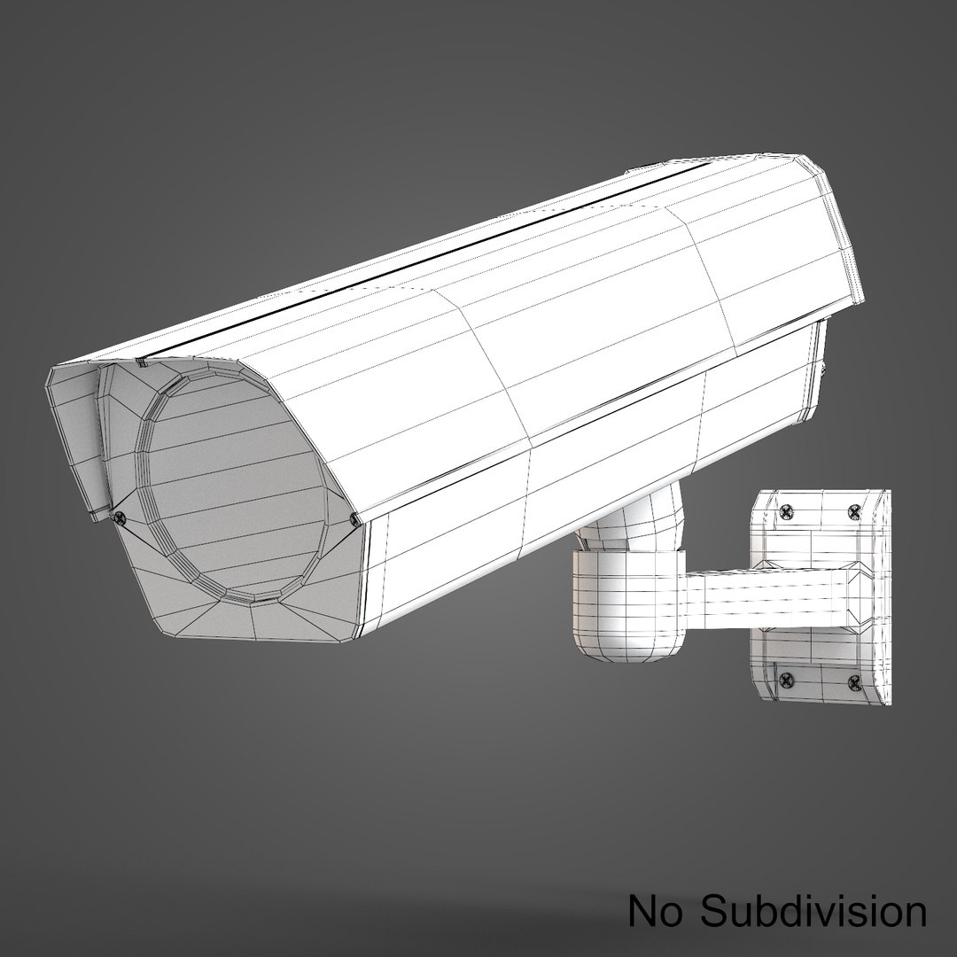 Industrial Camera Cctv 3d Max