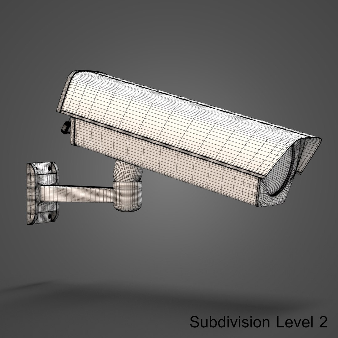 Industrial Camera Cctv 3d Max