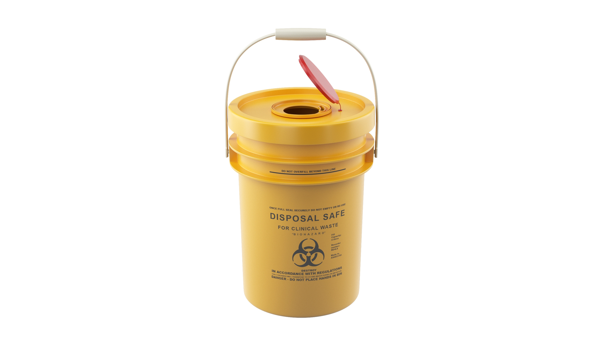 Sharps Container 3D Model - TurboSquid 2392234