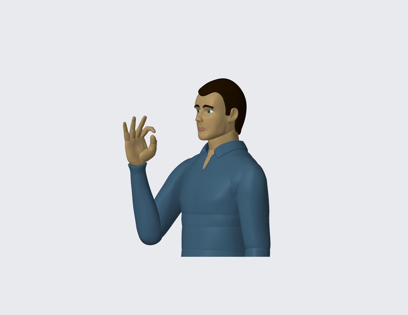 Hand Index Model - TurboSquid 1338657