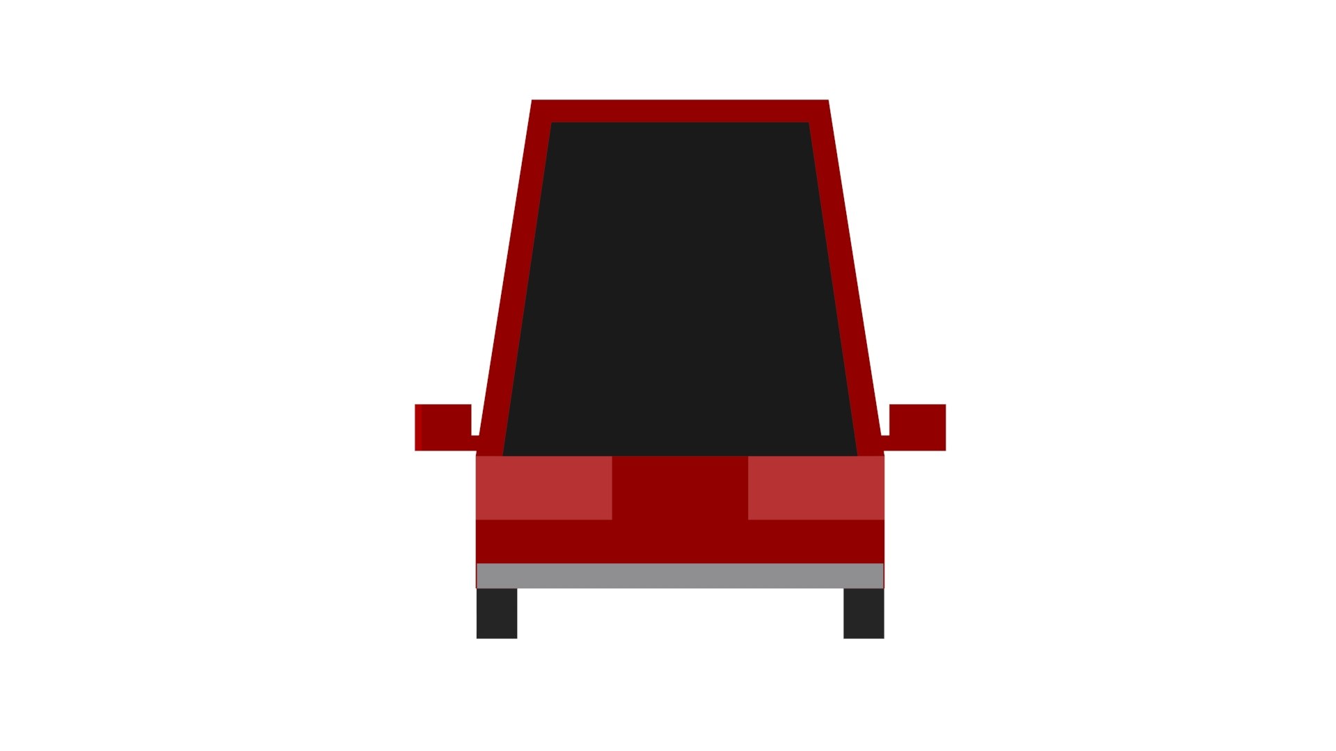 3D Model Cartoon Hatchback Car Low Poly Stylized Hatch Small Compact ...