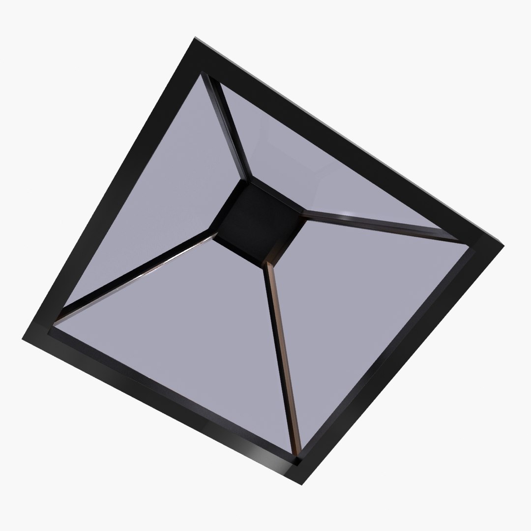 3d Pyramid Roof Model
