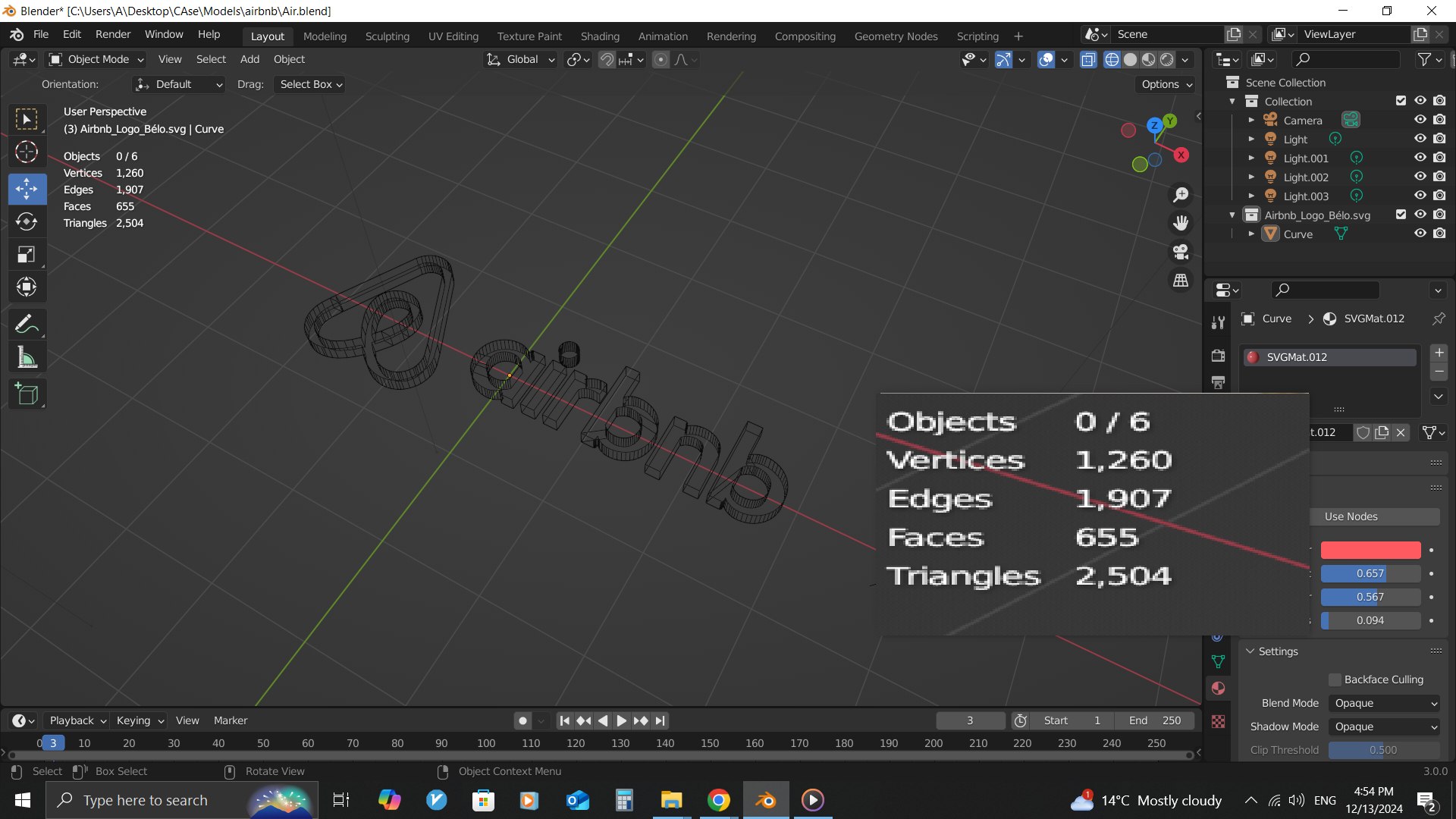 3D Airbnb Logo - TurboSquid 2324213