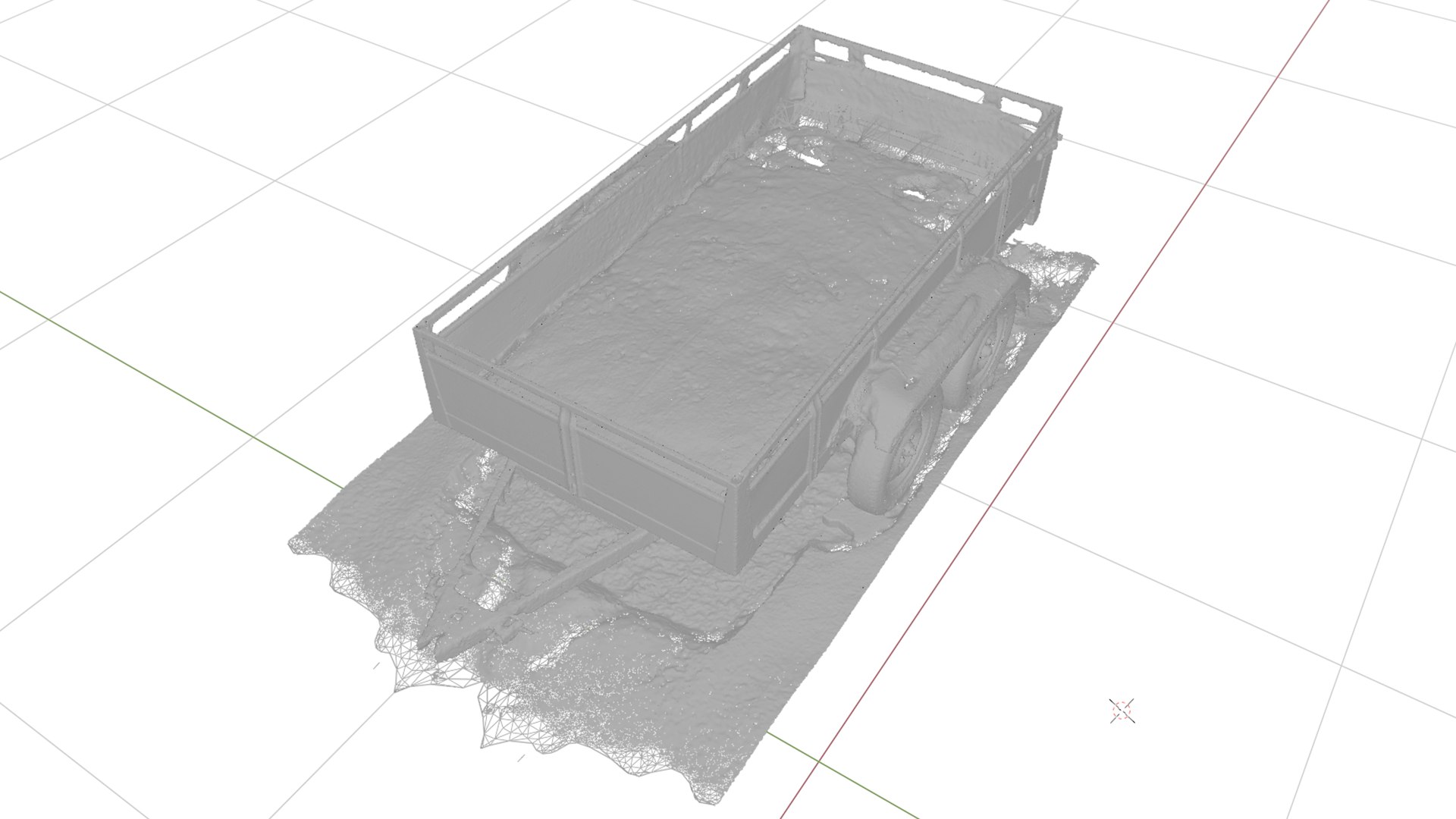 Scanned Trailer HIGH RESOLUTION 3D Model - TurboSquid 2002893