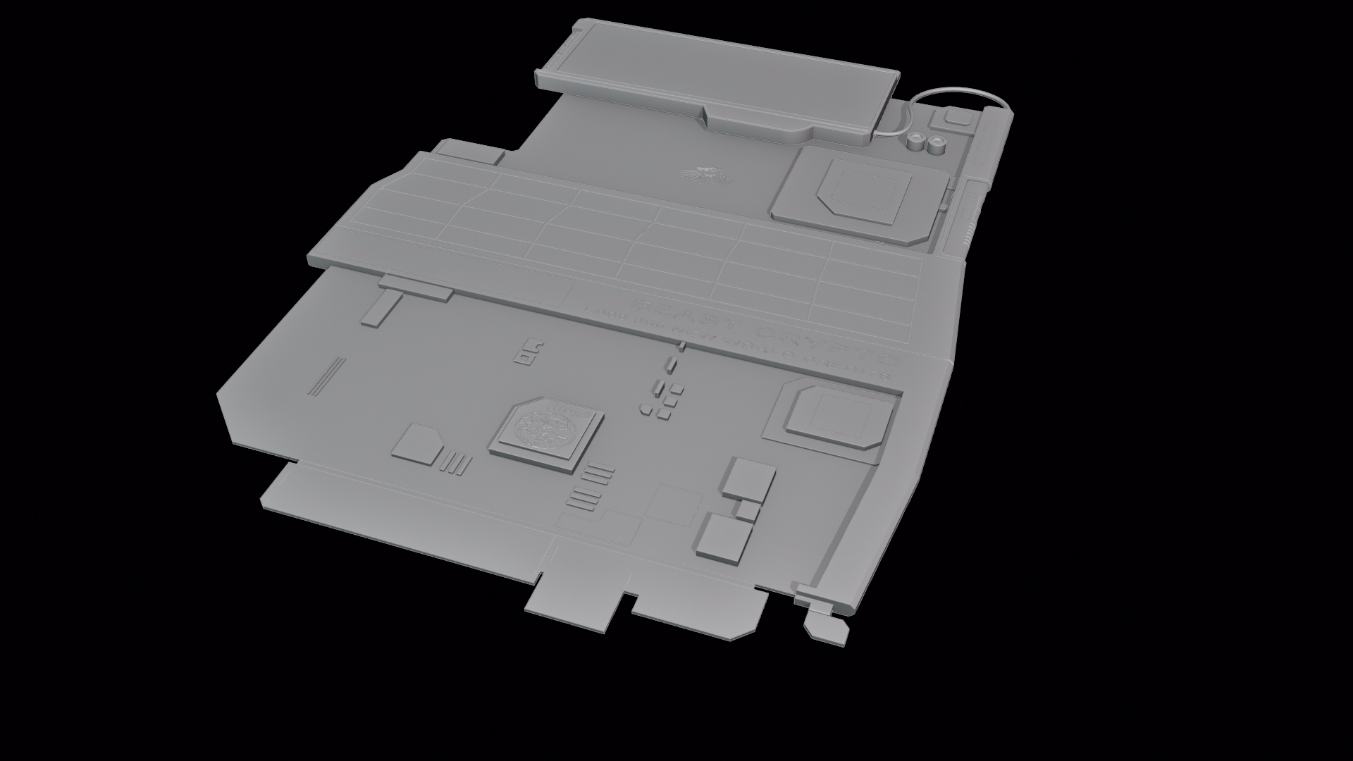 3D Bio-digital Crypto Ledger Model - TurboSquid 1795617