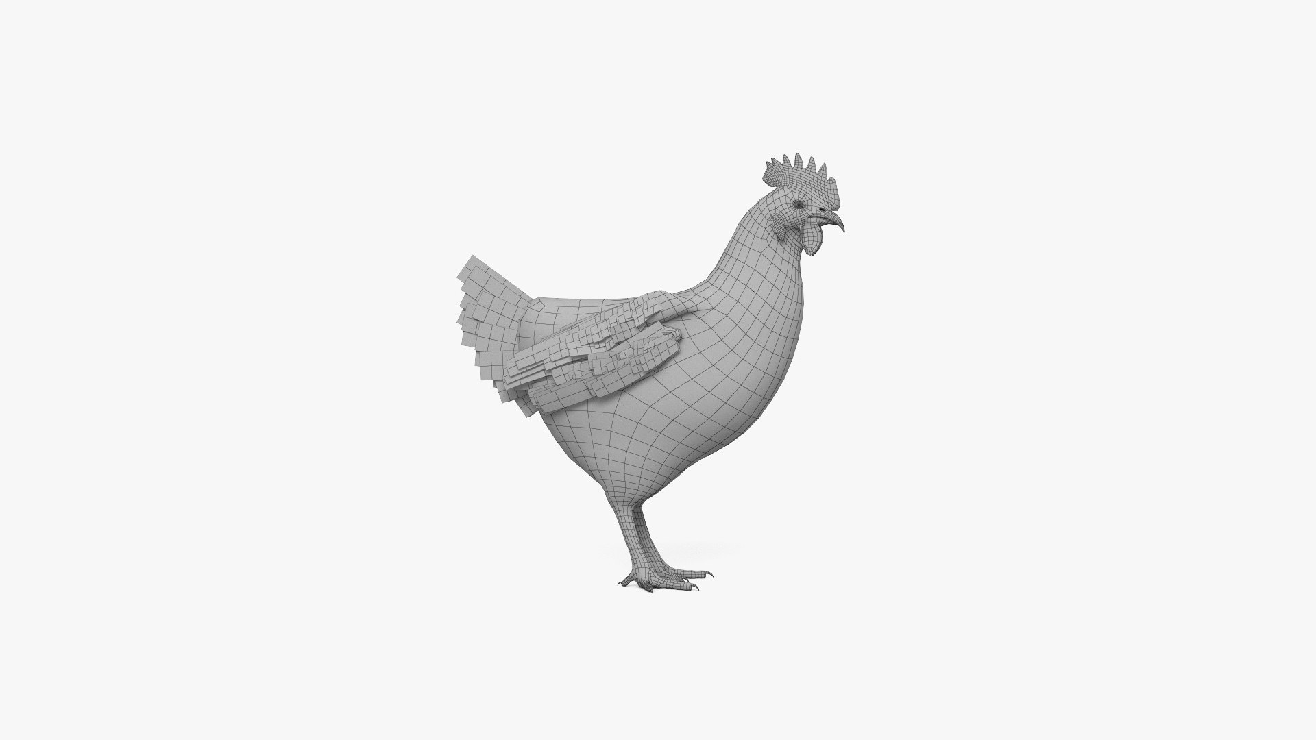 Chicken Hen Model - TurboSquid 2069166