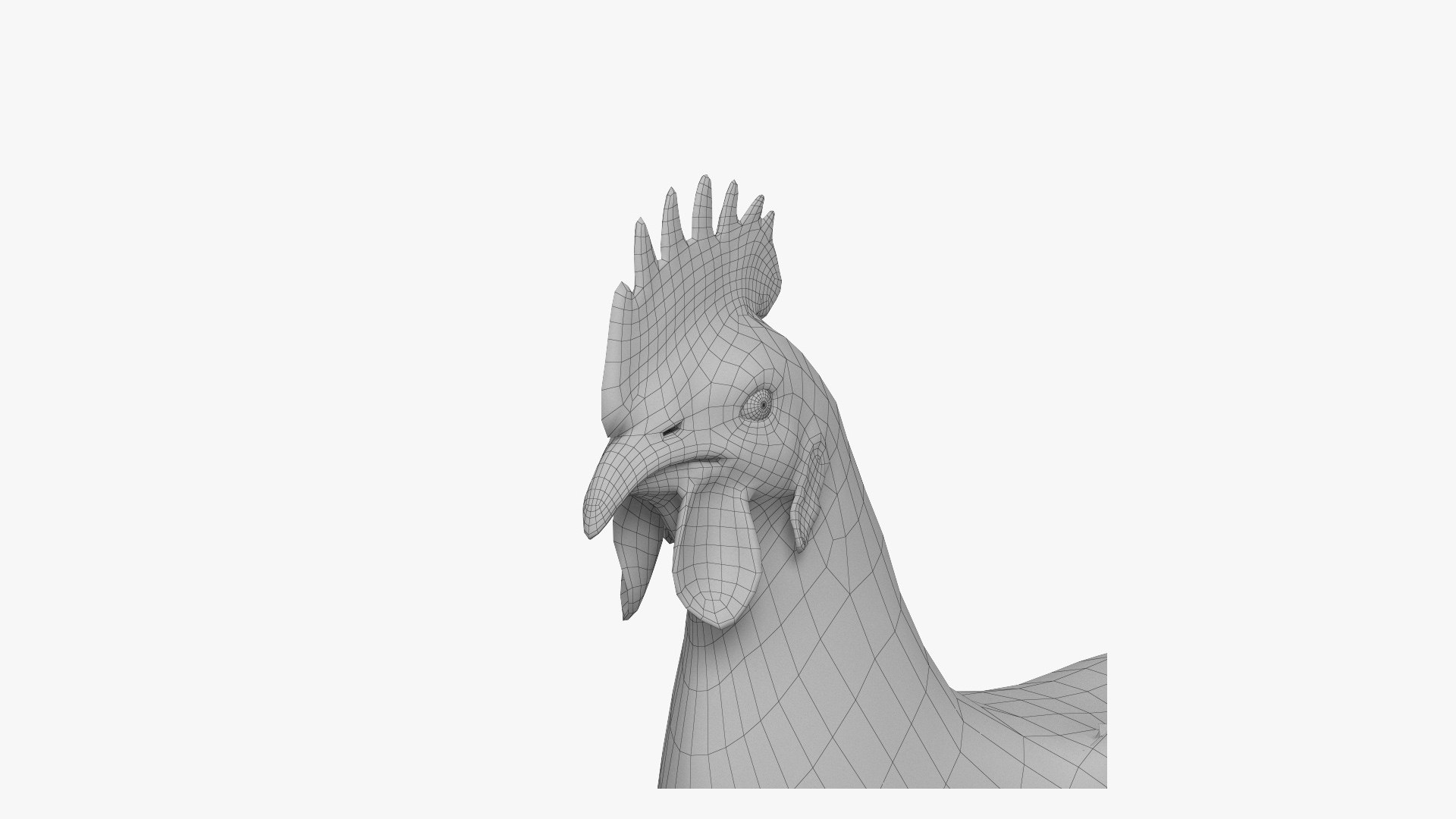 Chicken Hen Model - TurboSquid 2069166