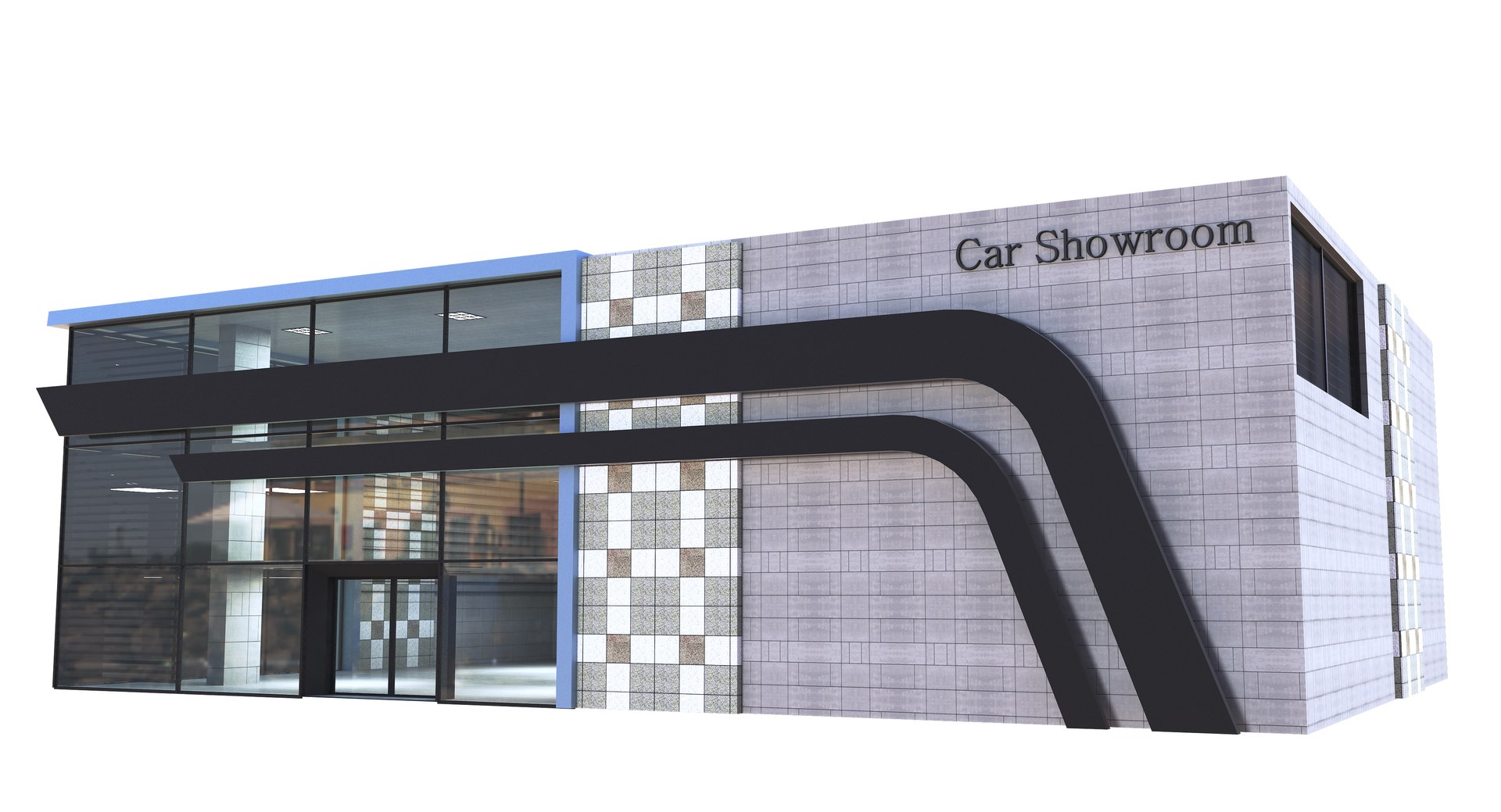3D Model Car Showroom - TurboSquid 1374472