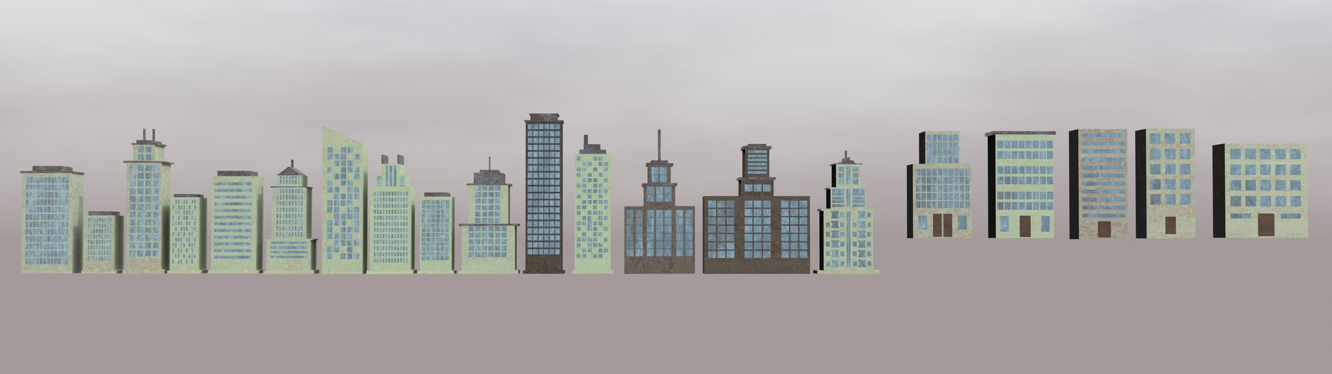 LOW POLY BUILDINGS - 15 BUILDINGS 3D model - TurboSquid 1782242