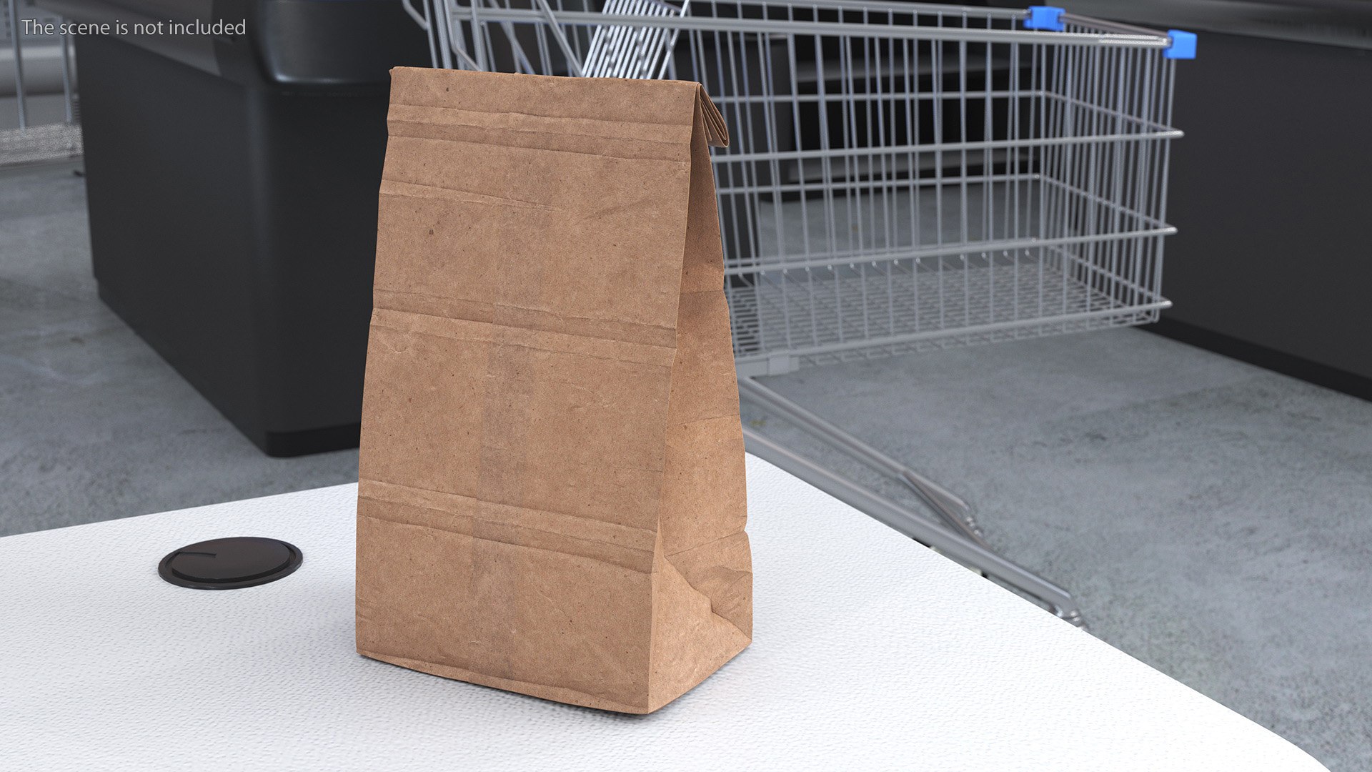 Paper Lunch Bag 3D Model - TurboSquid 2221968