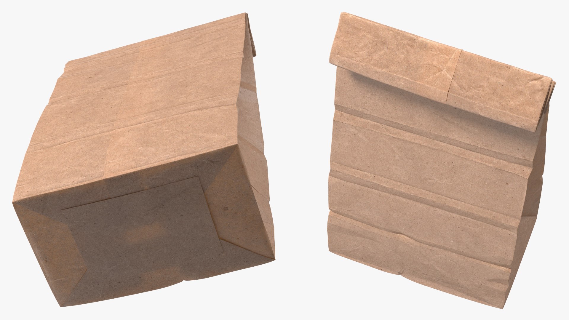 Paper Lunch Bag 3D Model - TurboSquid 2221968