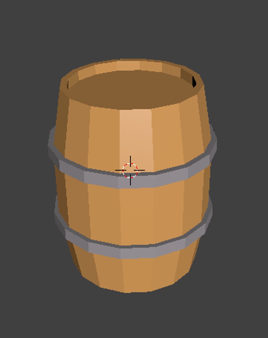 3D Barrel Low-poly Model - TurboSquid 1317908