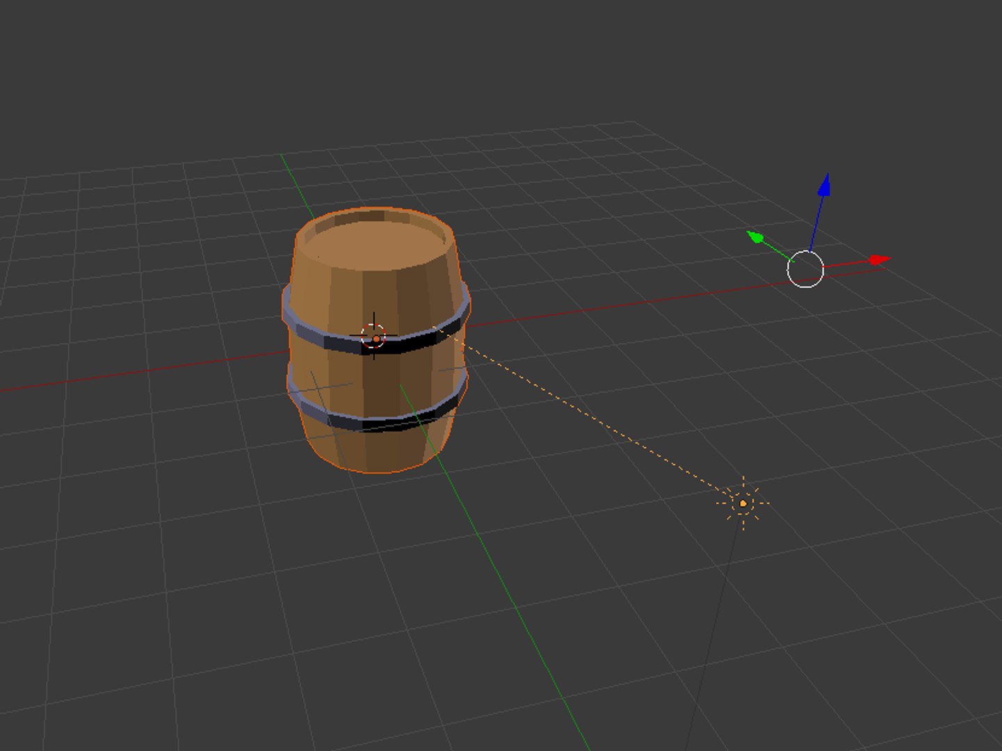 3D Barrel Low-poly Model - TurboSquid 1317908