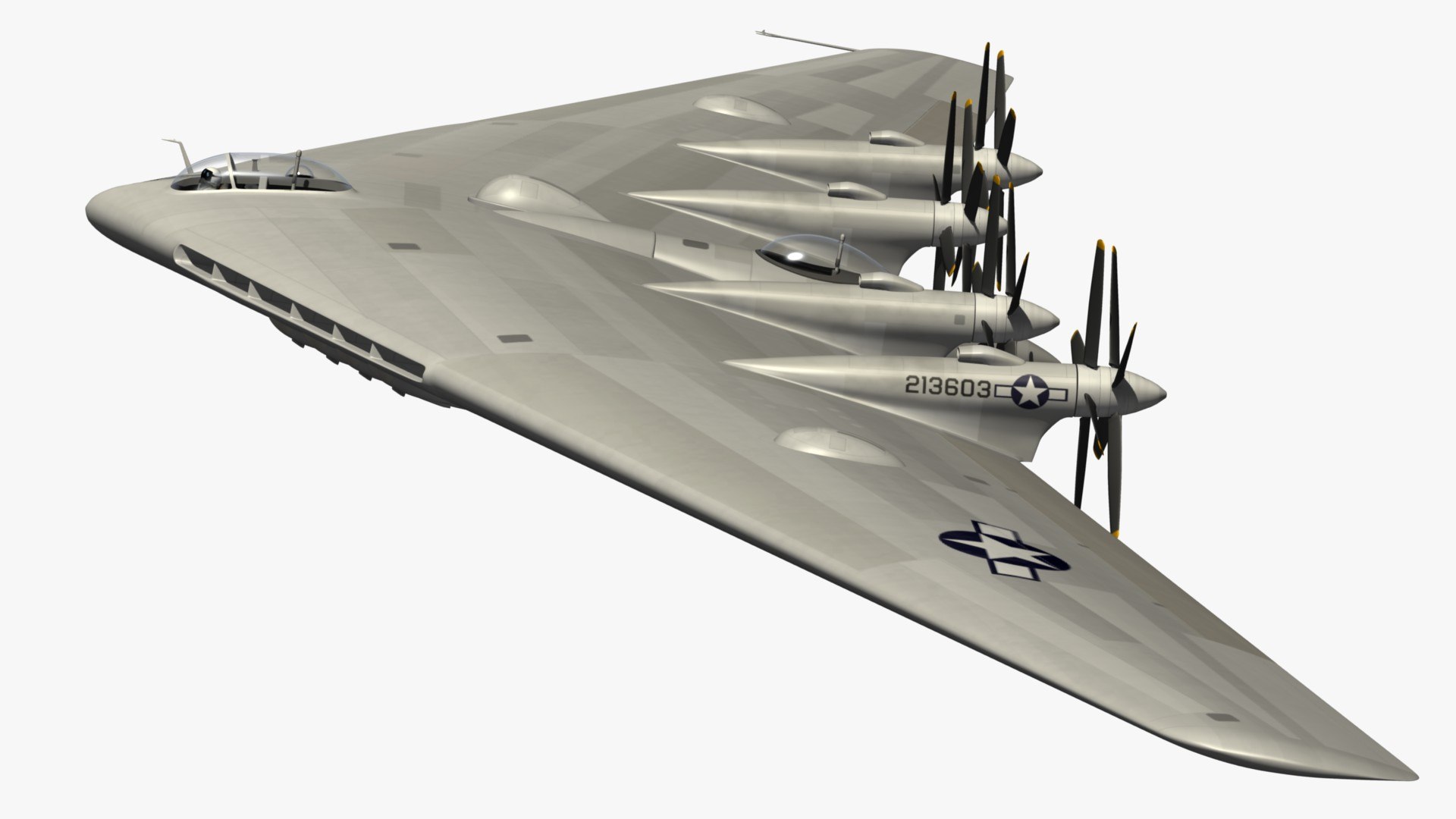 Northrop Xb 35 Volando The Huge, The Mighty, The Grounded The WW2