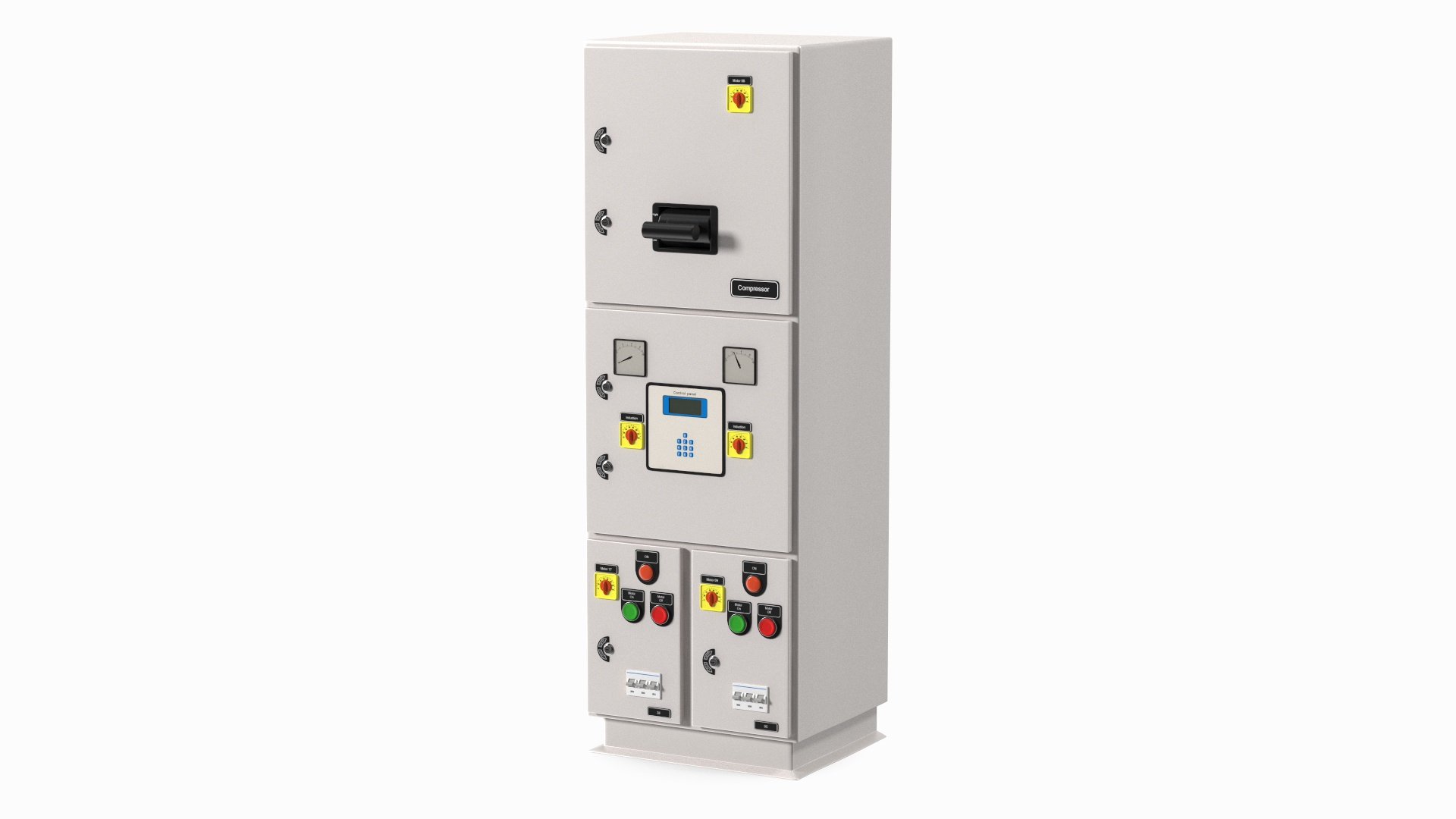 3D Standalone Industrial Electrical Control Panel Model - TurboSquid ...