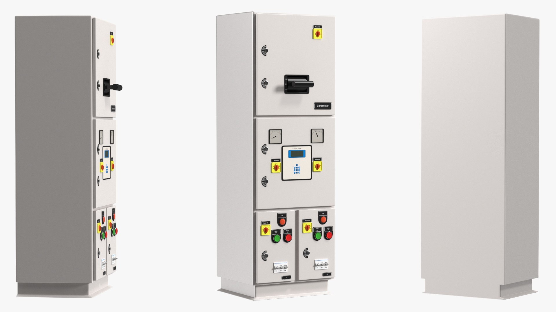 3D Standalone Industrial Electrical Control Panel Model - TurboSquid ...