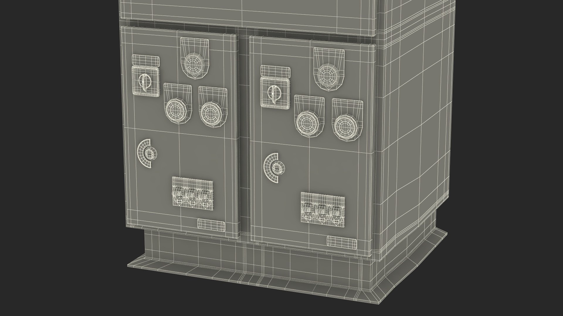 3D Standalone Industrial Electrical Control Panel Model - TurboSquid ...