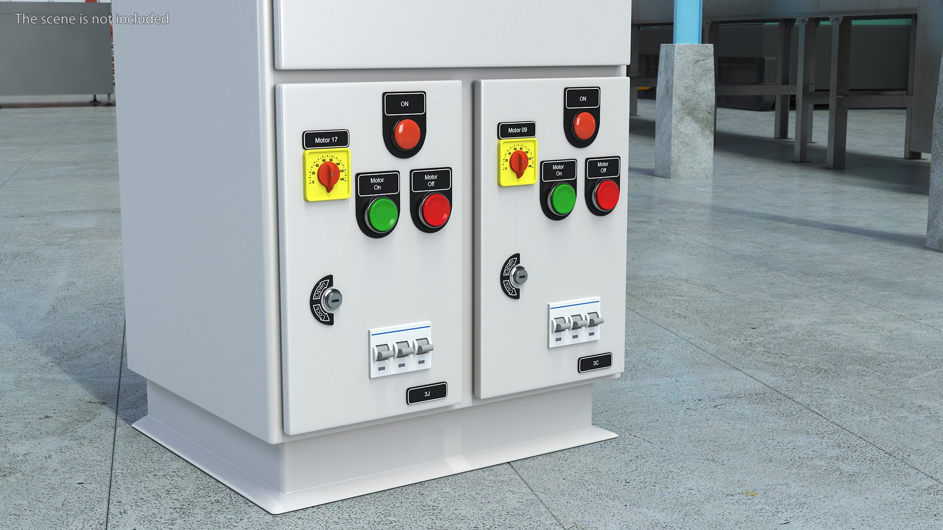 3D Standalone Industrial Electrical Control Panel Model - TurboSquid ...