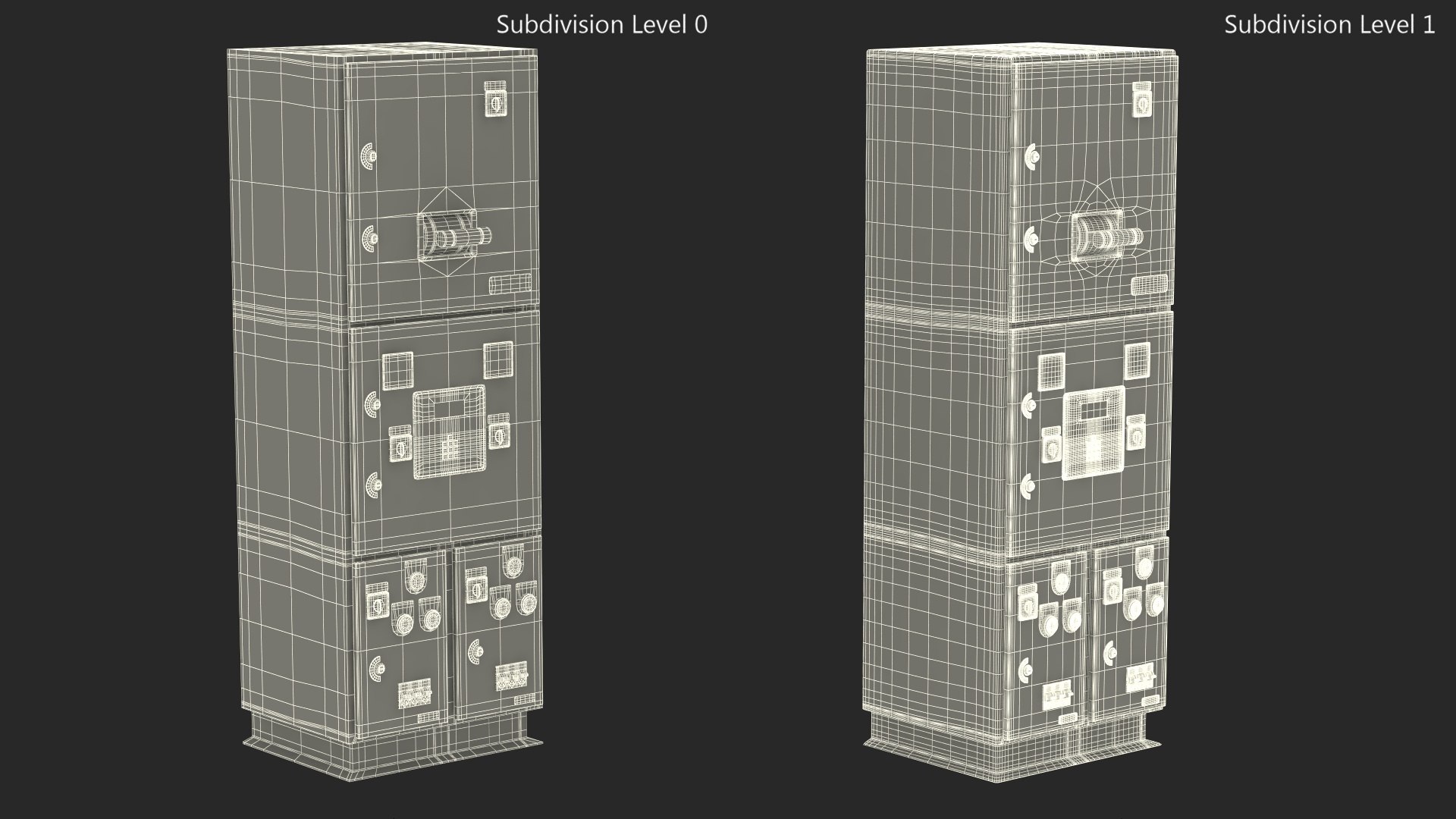 3D Standalone Industrial Electrical Control Panel Model - TurboSquid ...