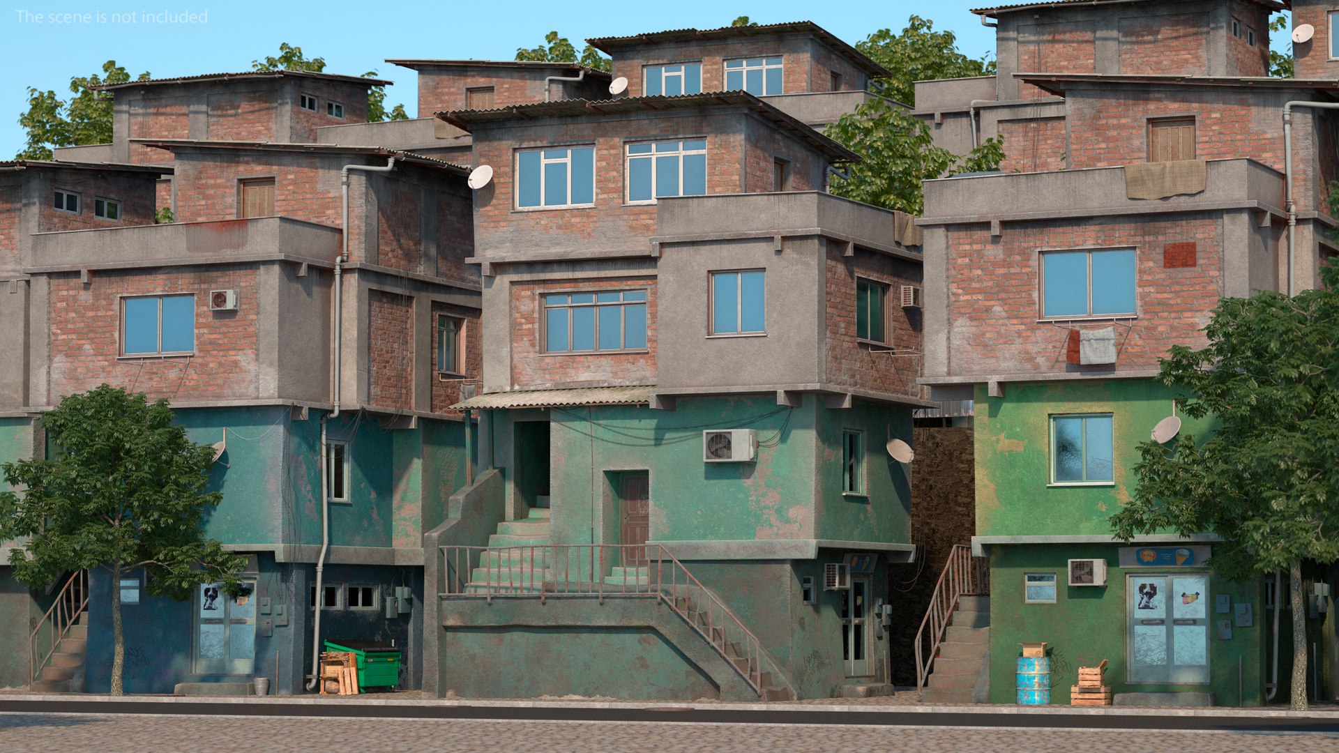 3D model Old Rio Favela House - TurboSquid 2079931