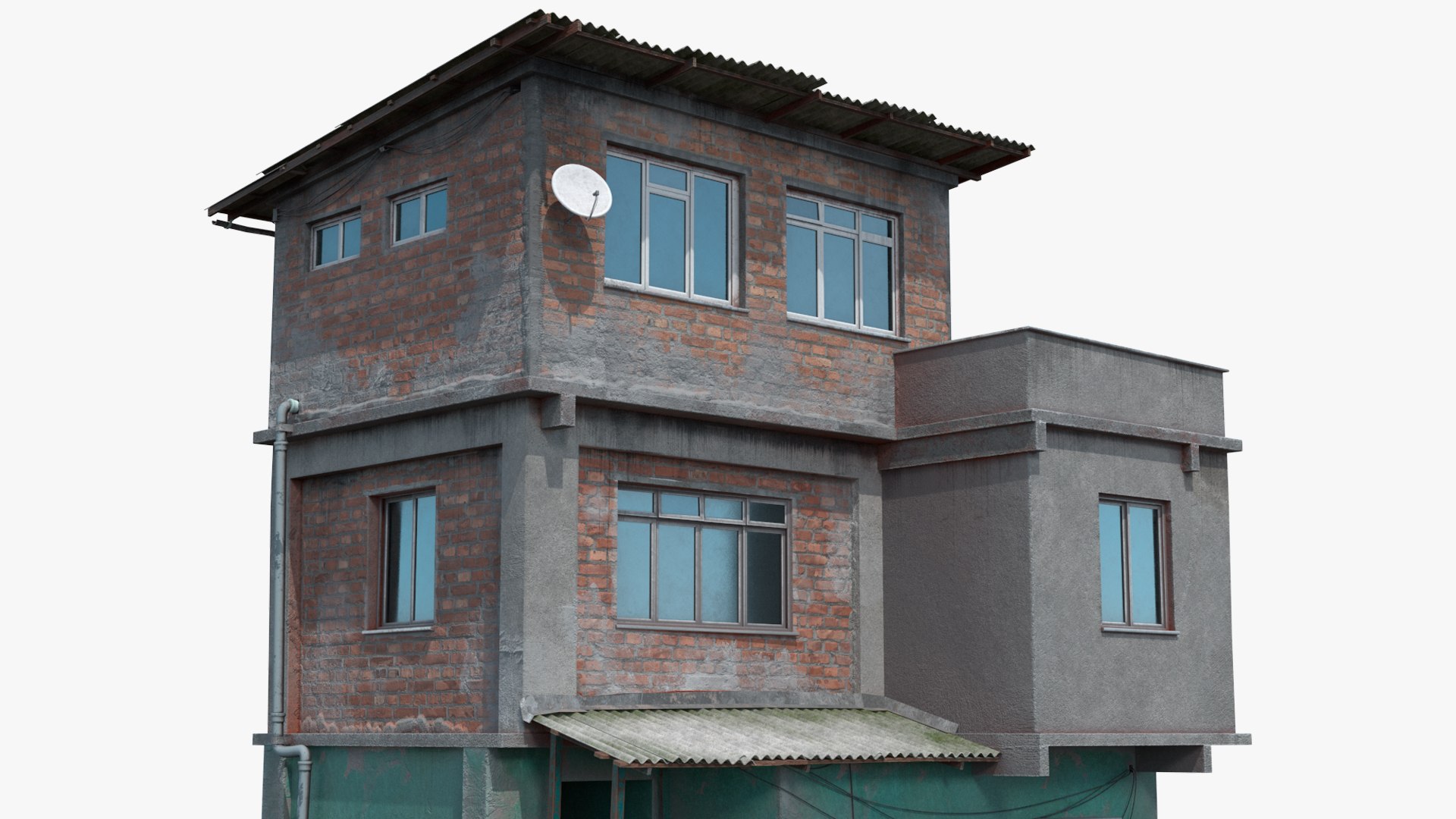 3D model Old Rio Favela House - TurboSquid 2079931