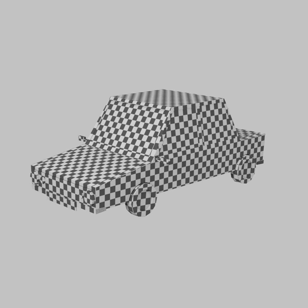 Simple Car 3D Model - TurboSquid 1382995