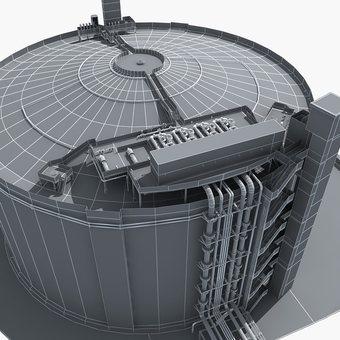 Lng Storage Tank 3D Model - TurboSquid 1431093