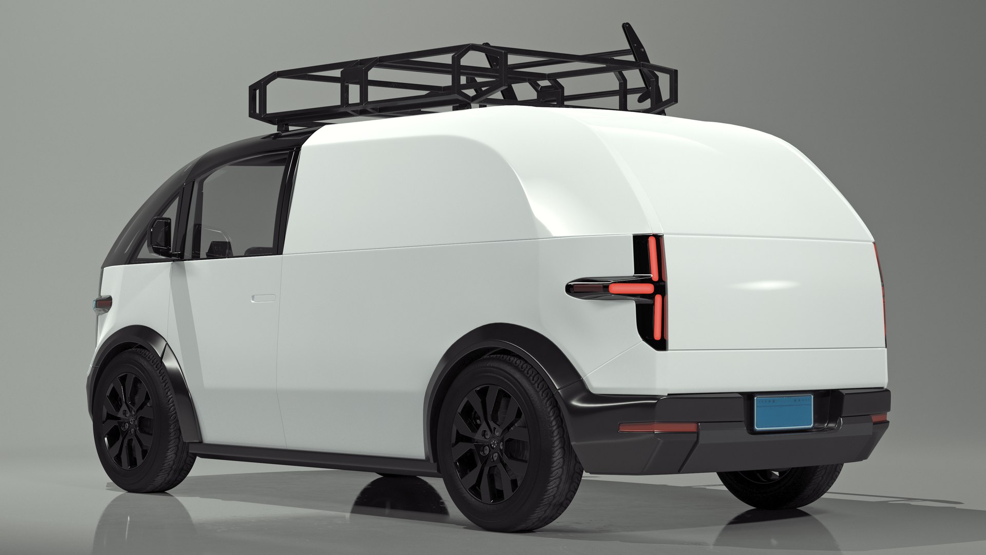 Electric Minivan White 3D - TurboSquid 2136132