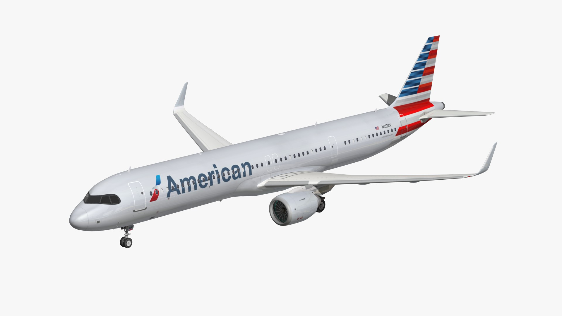 A321 XLR American Airlines 3D - TurboSquid 2129006