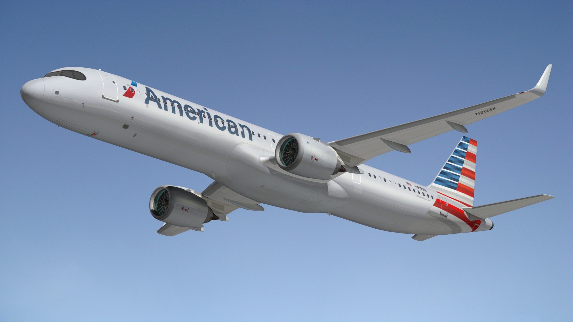 A321 XLR American Airlines 3D - TurboSquid 2129006