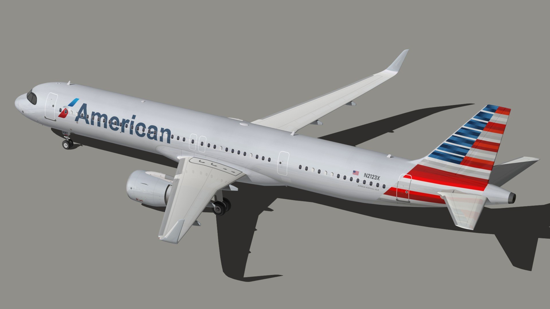 A321 XLR American Airlines 3D - TurboSquid 2129006