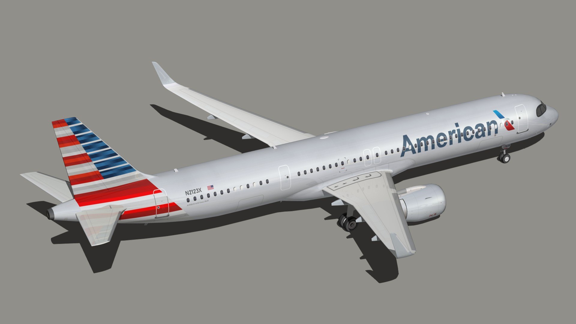 A321 XLR American Airlines 3D - TurboSquid 2129006