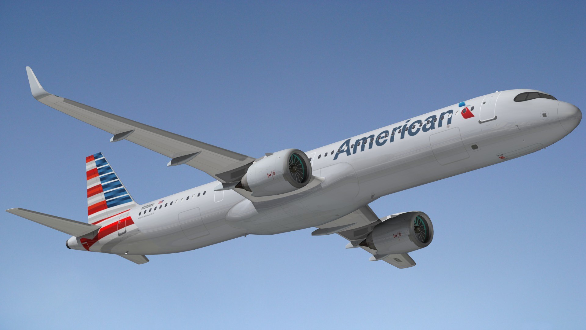 A321 XLR American Airlines 3D - TurboSquid 2129006