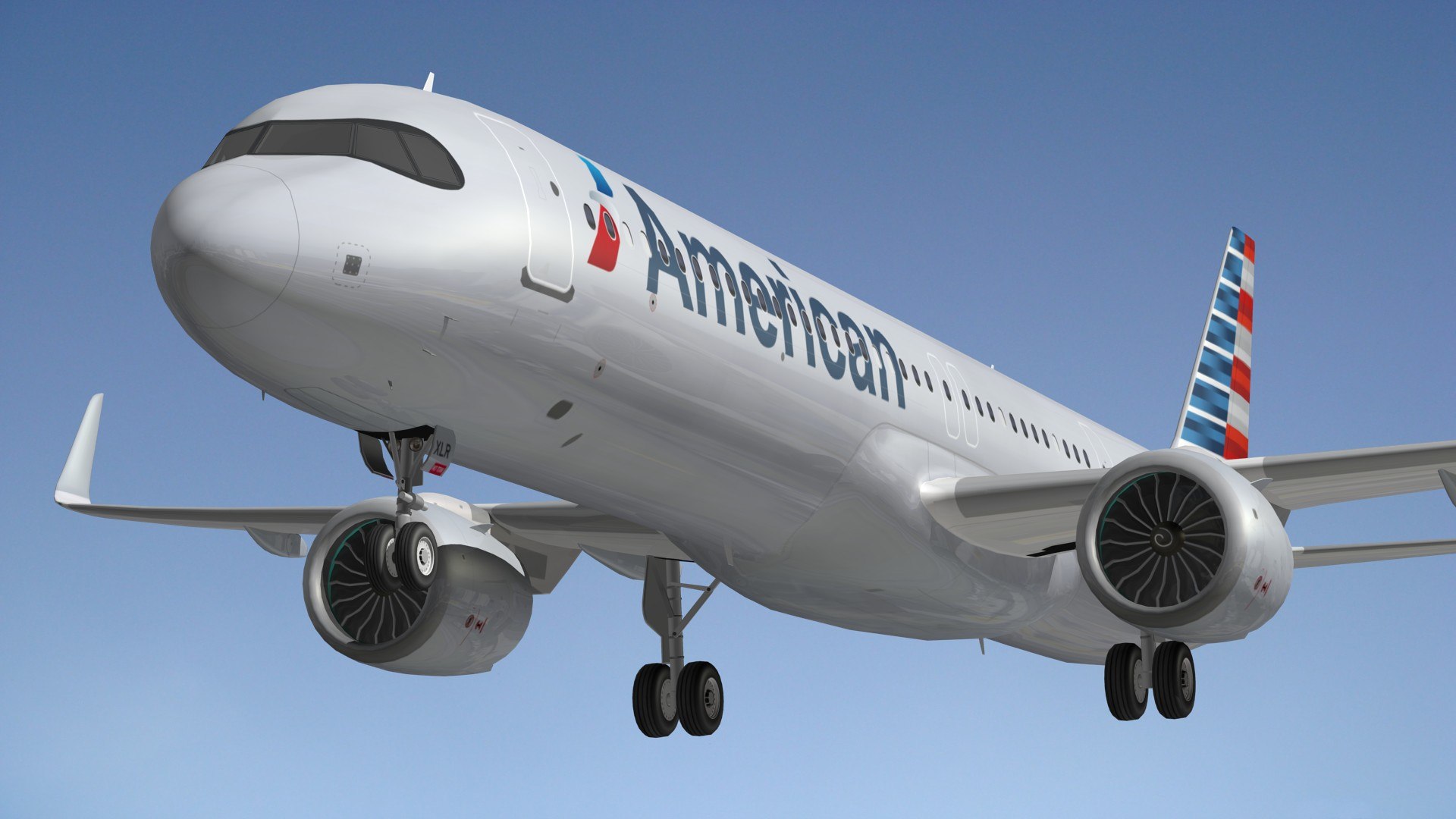 A321 XLR American Airlines 3D - TurboSquid 2129006