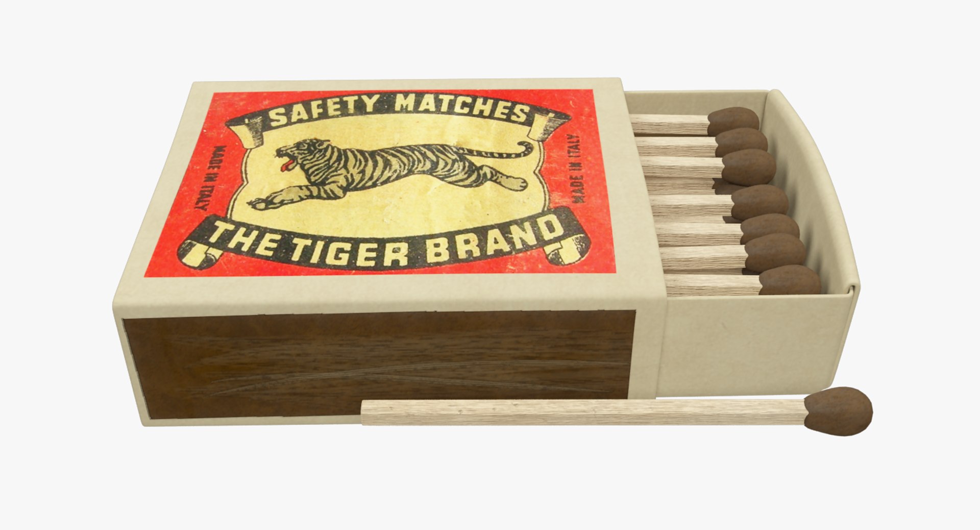 3D Matchbox Box Match - TurboSquid 1373976