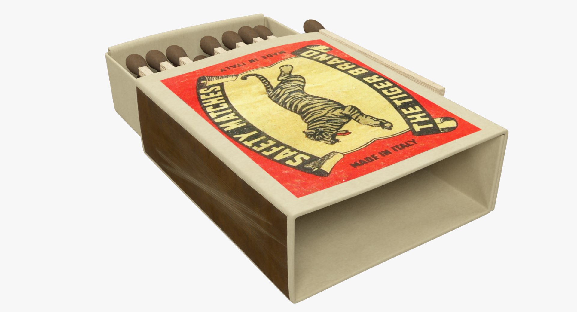 3D Matchbox Box Match - TurboSquid 1373976