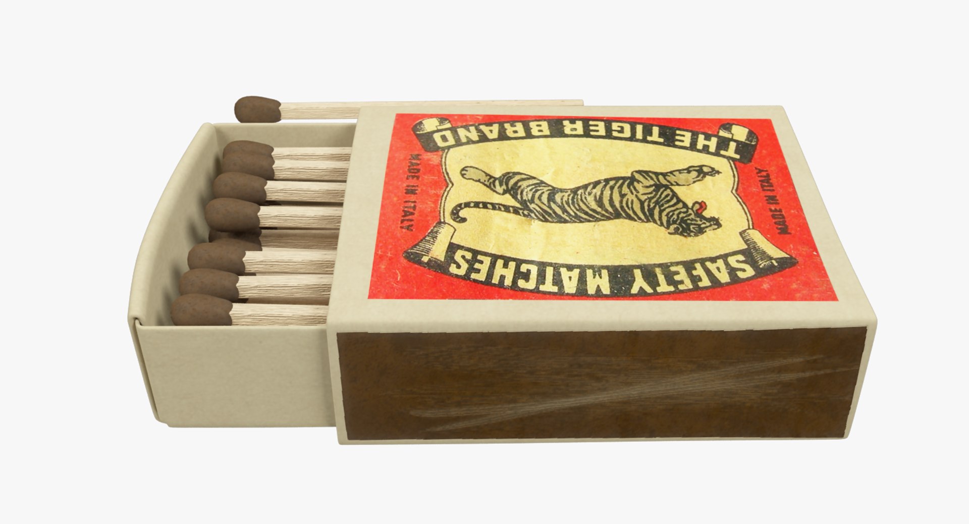 3D Matchbox Box Match - TurboSquid 1373976