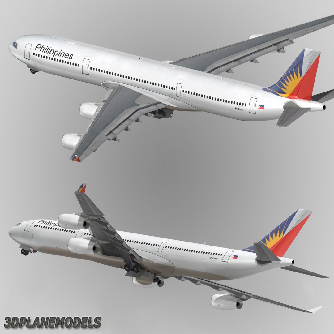 3d Airbus A340-300