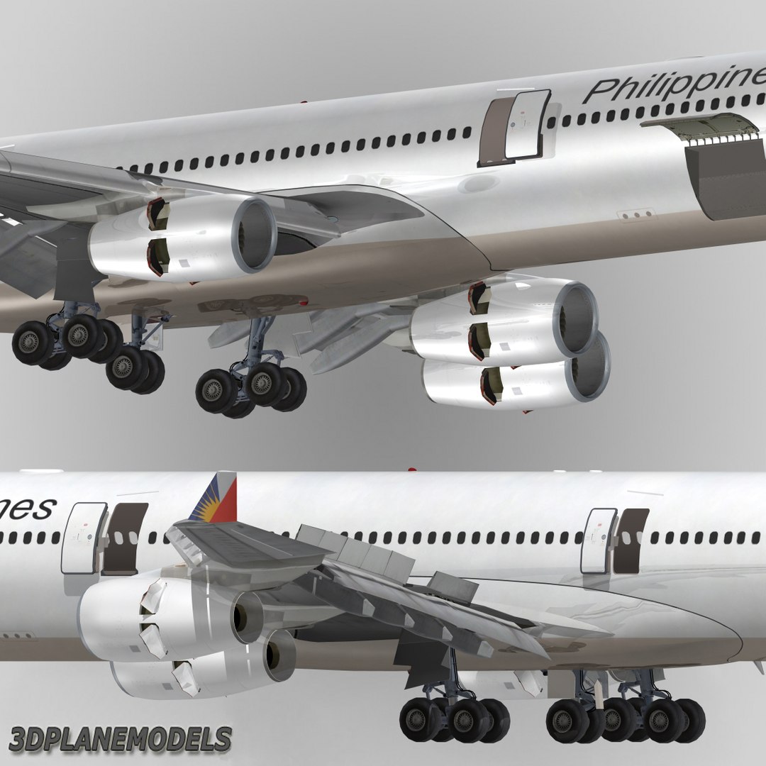 3d Airbus A340-300