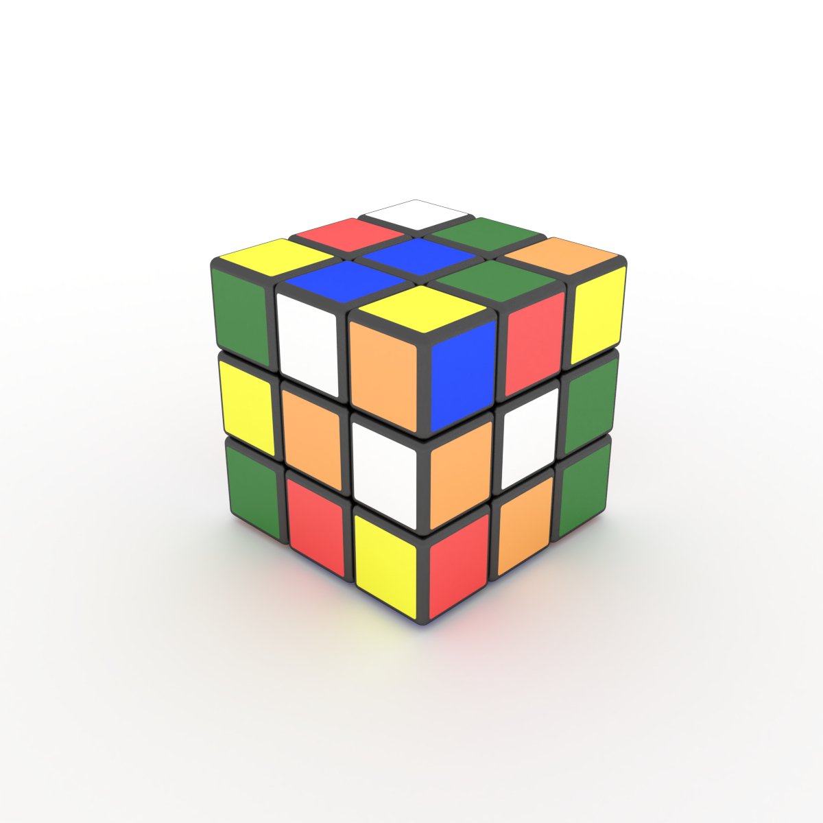 Free 3D rubik s cube - TurboSquid 1634612