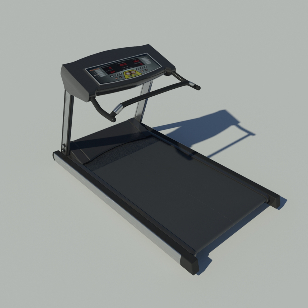 jogging treadmill 3d model