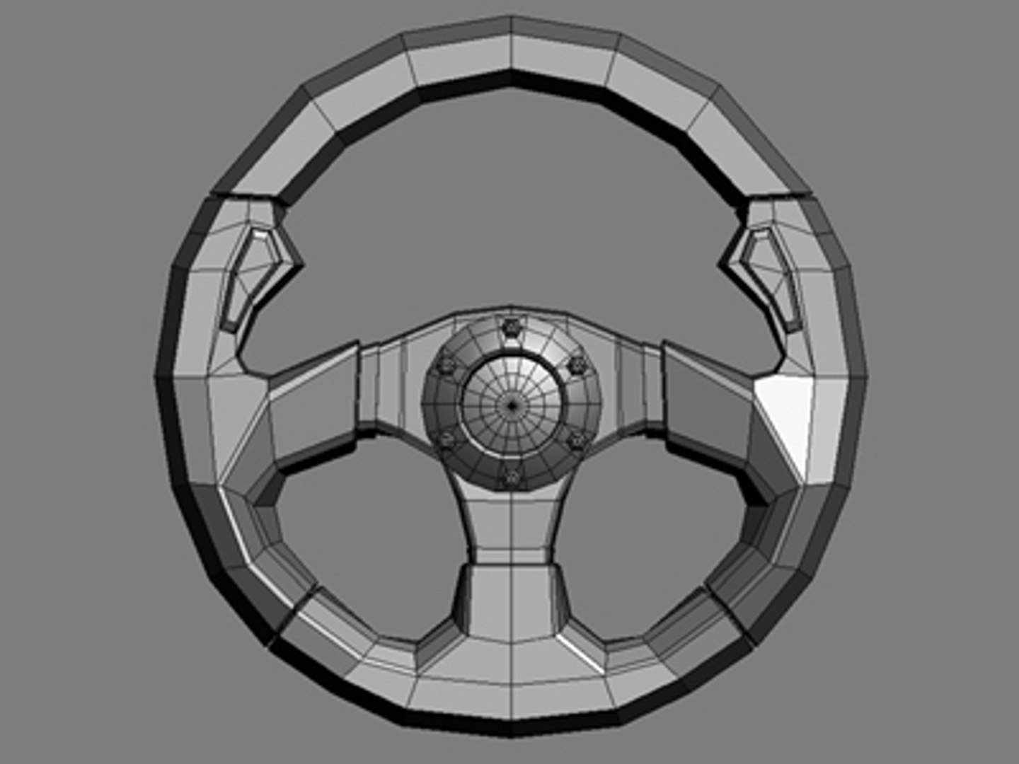 3d model momo jet steering wheel